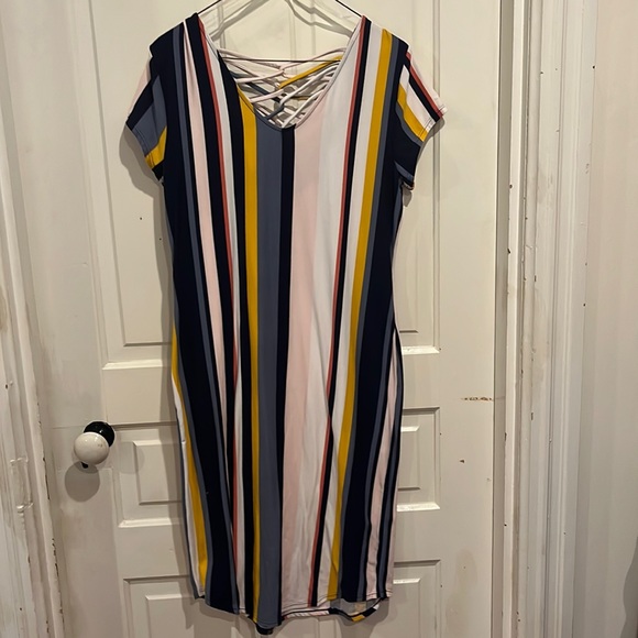 No Boundaries | Dresses | No Boundaries Vertical Stripe Dress | Poshmark